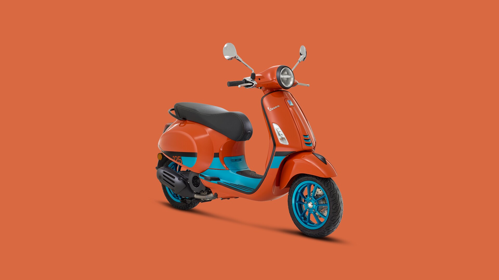 Vespa Primavera: snappy, agile, with 12 inch wheel rims
