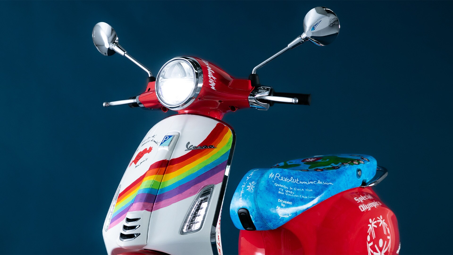 Vespa Primavera "Unique Edition" Special Olympics | Vespa EN
