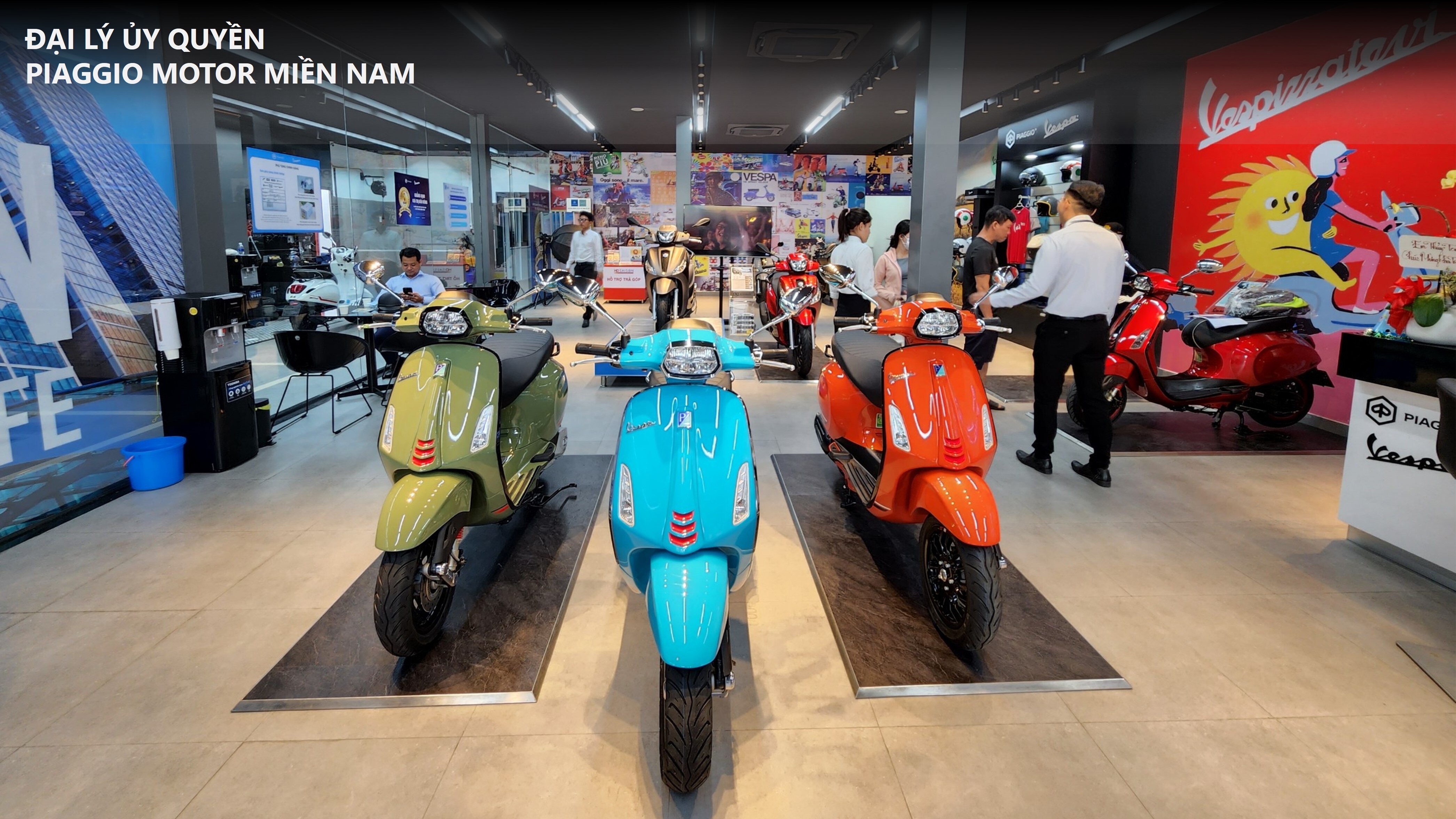 PIAGGIO MOTOR MIEN NAM OPENS NEW SHOWROOM IN HO CHI MINH CITY