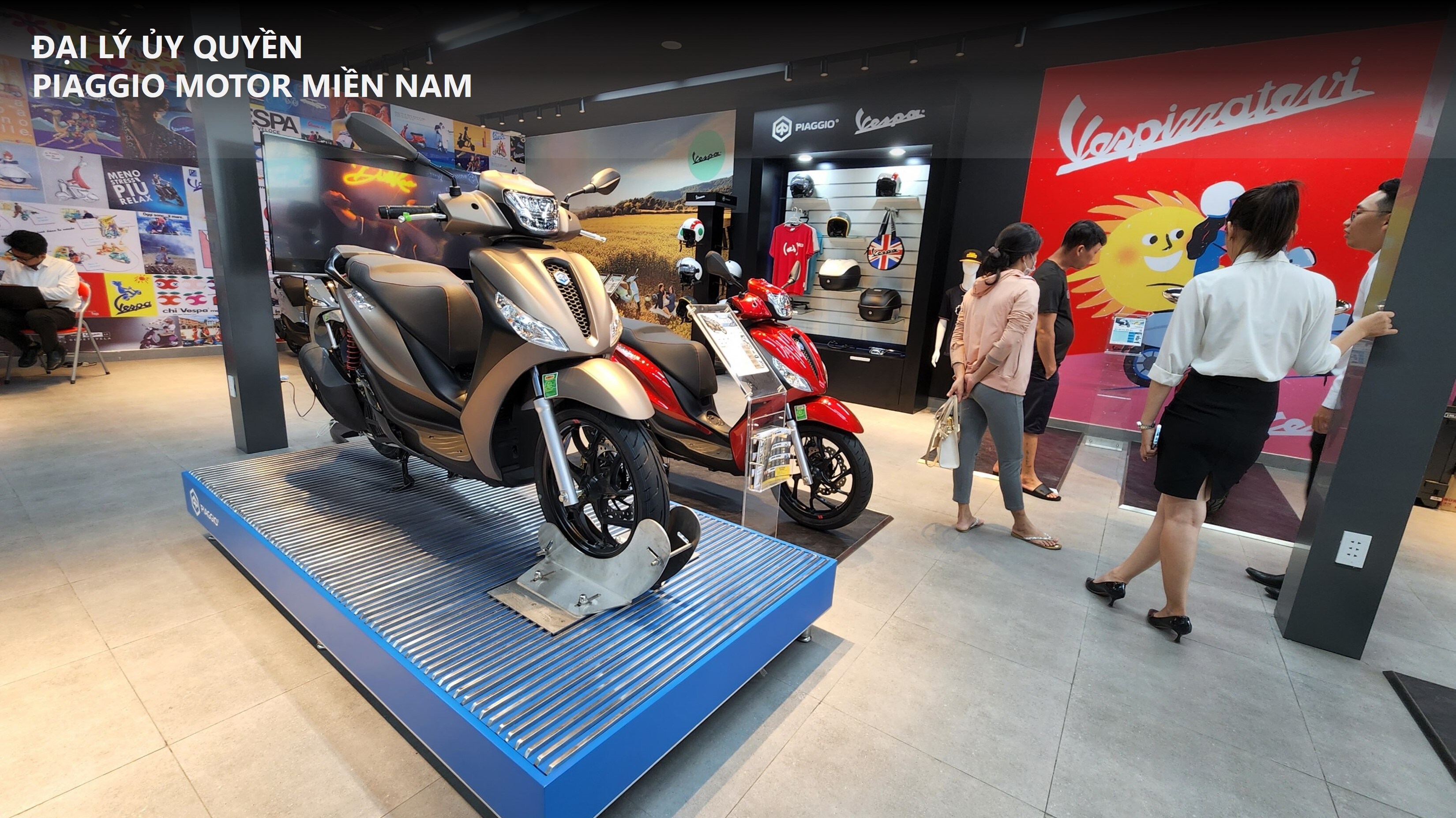PIAGGIO MOTOR MIEN NAM OPENS NEW SHOWROOM IN HO CHI MINH CITY