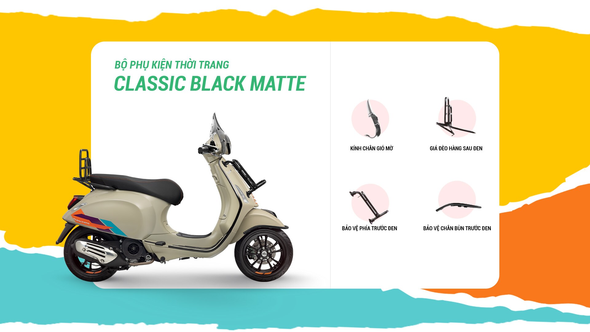 Vespa Primavera: snappy, agile, with 12 inch wheel rims